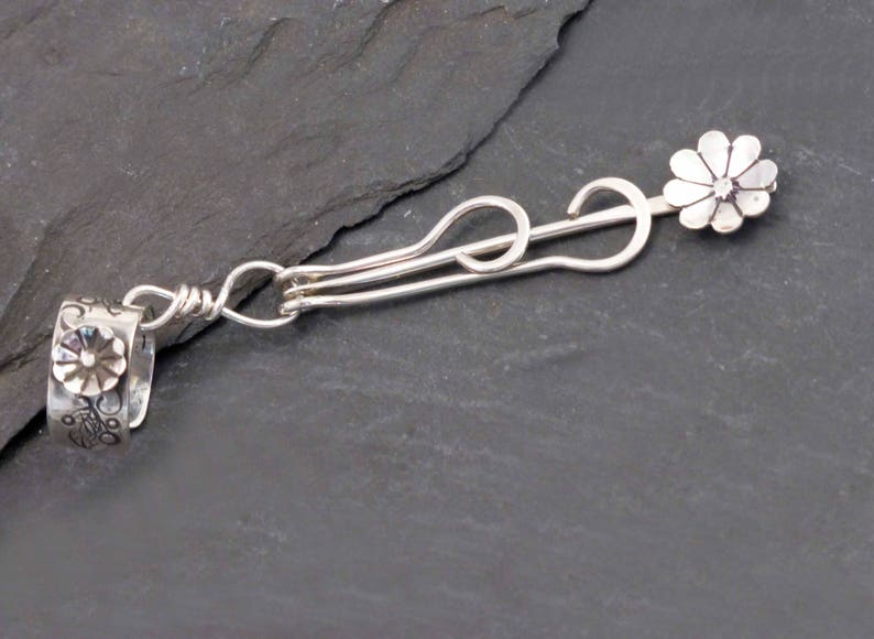 SPRING BOUQUET Ear Cuff Handcrafted Sterling Silver 925 - Etsy