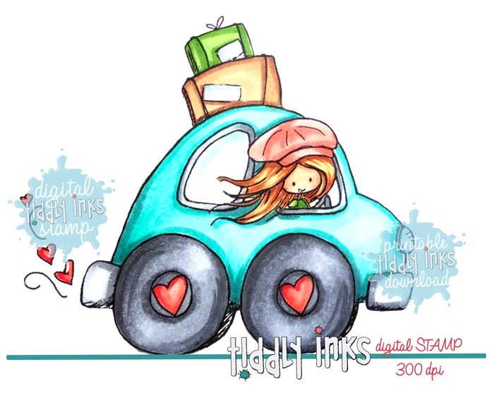 Joy Ride | Digital Stamp - Etsy Canada