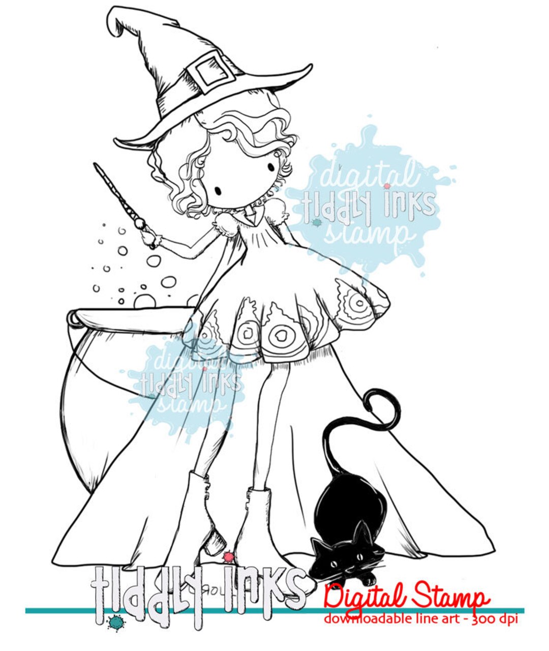 Halloween Cutie | Digital Stamp - Etsy