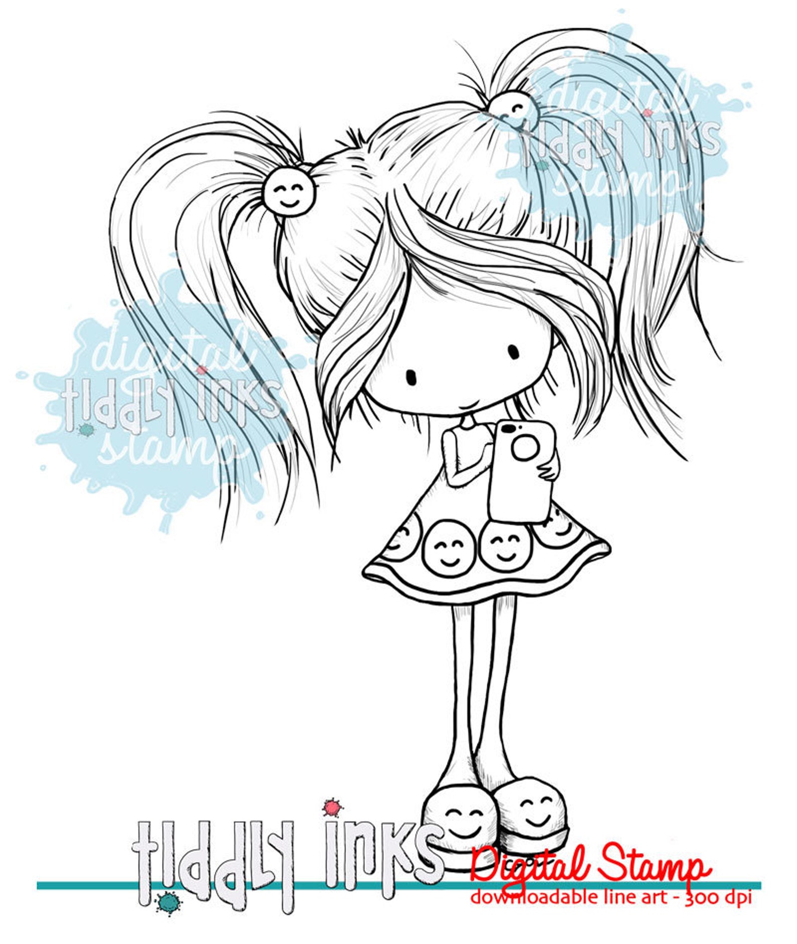 Wryn Emoji Digital Stamp | Etsy