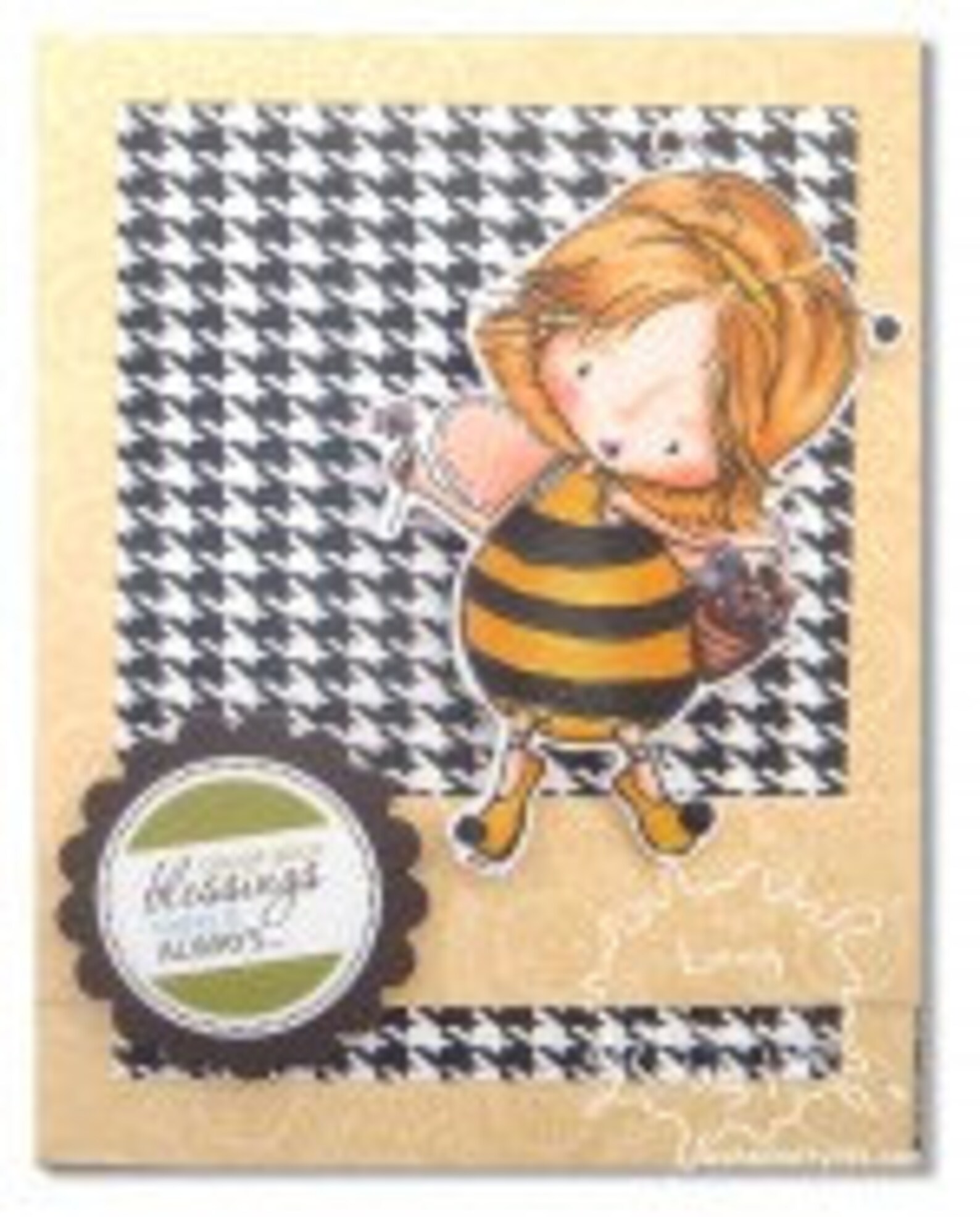 Bee Happy Digital Stamp | Etsy
