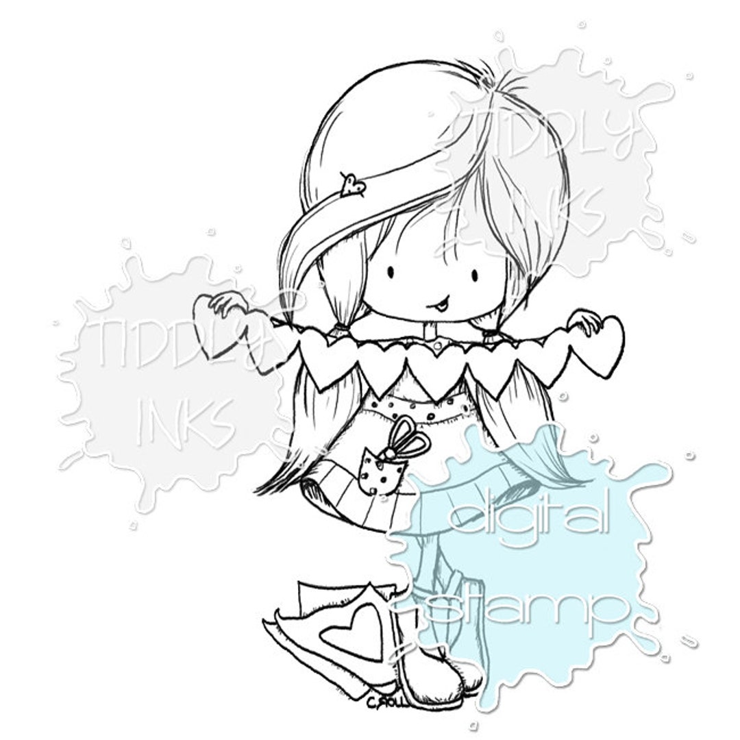 Wryn - Have Heart | Digital Stamps - Etsy