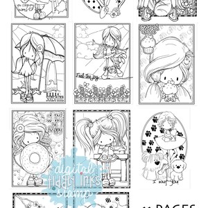 Colorful Life | Digital Coloring Book | Printable | Adult or Kid - Etsy