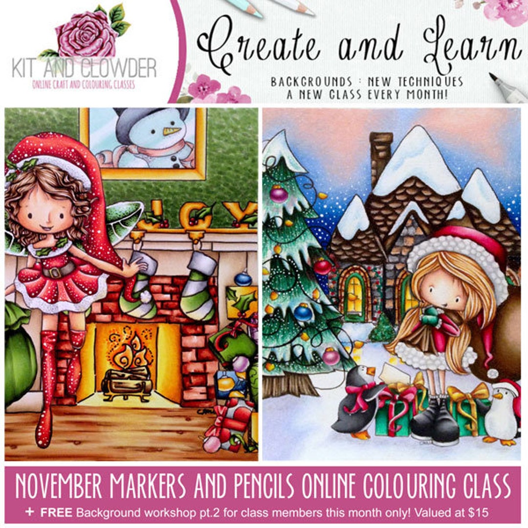 Santa's Helpers | Digital Stamp | Kit and Clowder Christmas Marker ...