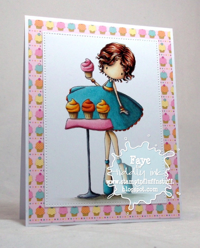 Cute as a Cupcake | Digital Stamp - Etsy