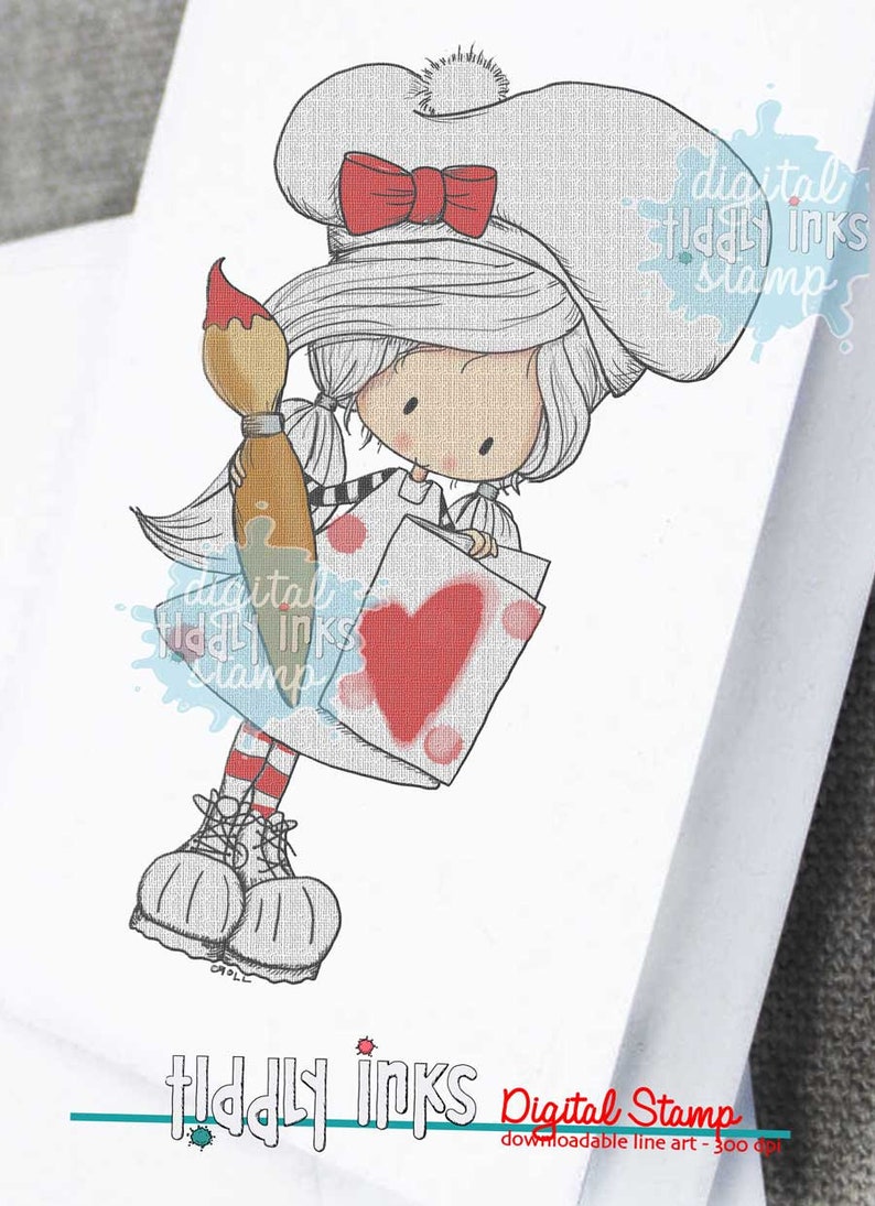 Wryn - Artist | Digital Stamp - Etsy