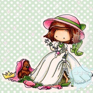 Danni Dress up | 2 Digital Stamps - Etsy