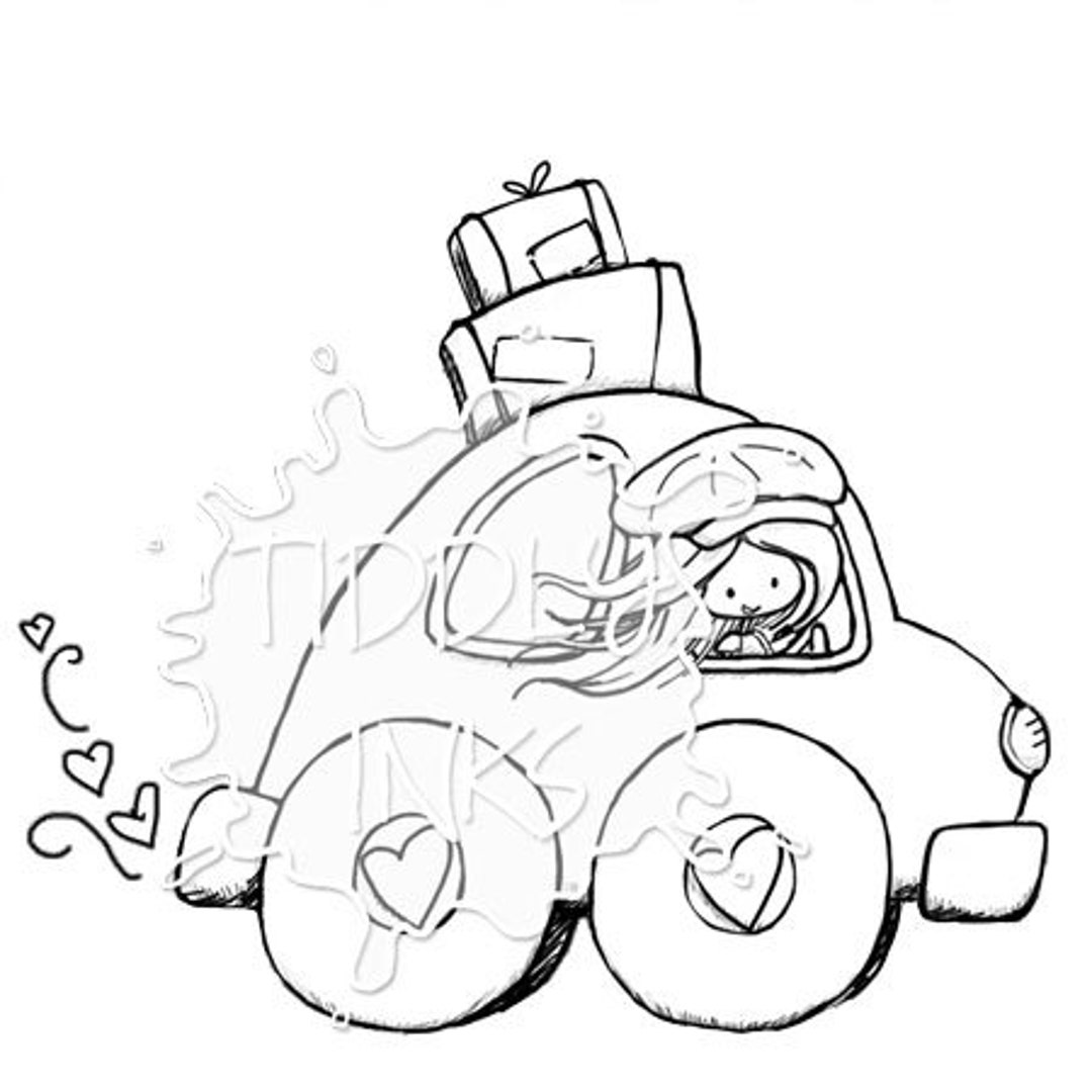 Joy Ride | Digital Stamp - Etsy