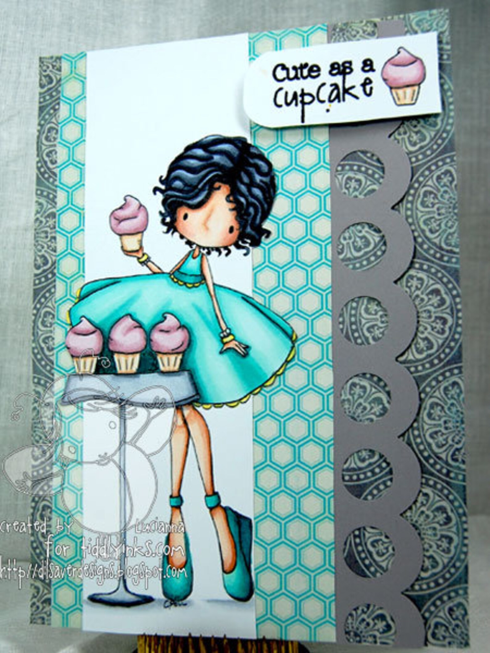 Cute as a Cupcake | Digital Stamp - Etsy