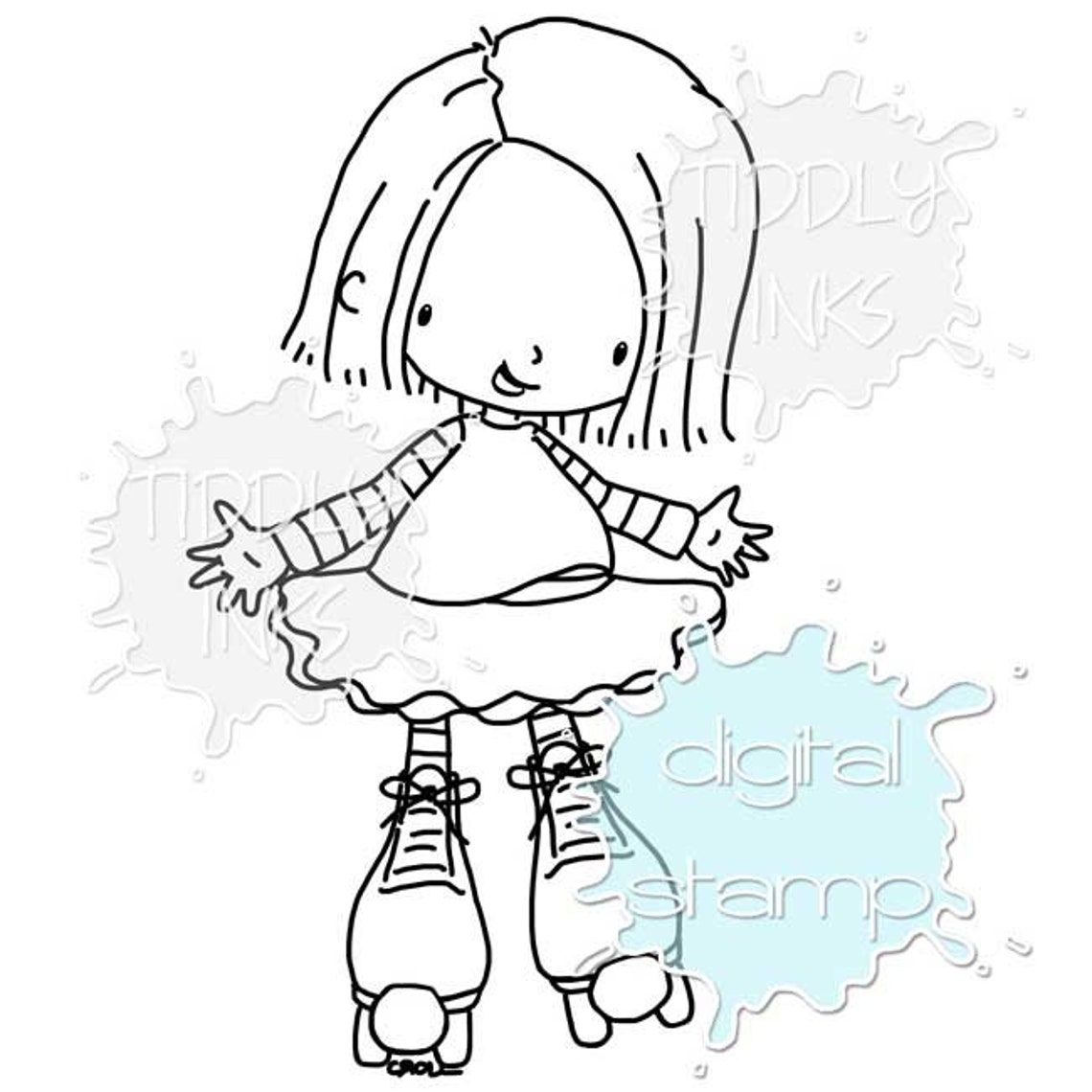 Ellie 4 Digital Stamps - Etsy