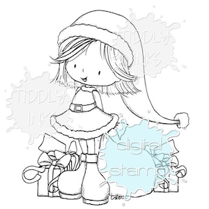 Merry Christmas | Digital Stamp - Etsy
