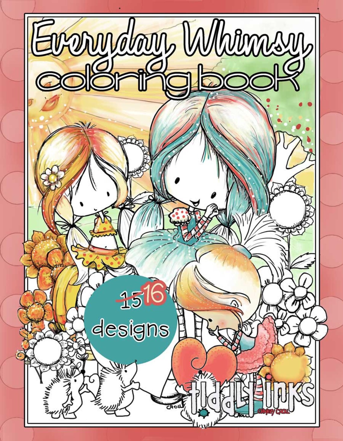 Everyday Whimsy Digital Coloring Book Printable Adult or - Etsy