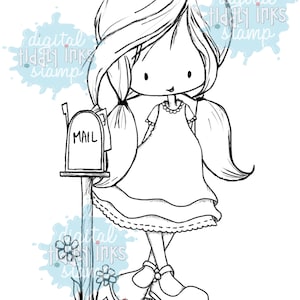 Happy Mail | 2 Digital Stamps - Etsy