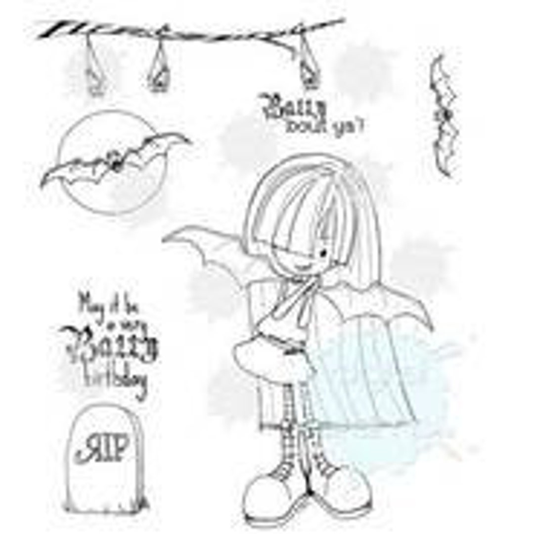 Batty for You| Digital Stamp - Etsy