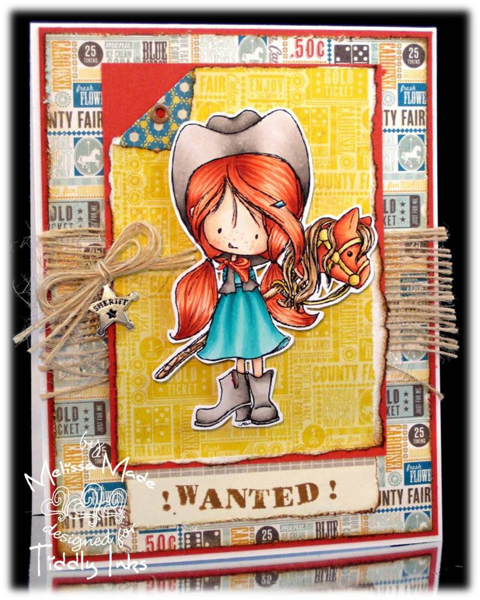Wryn Cowgirl Digital Stamp - Etsy