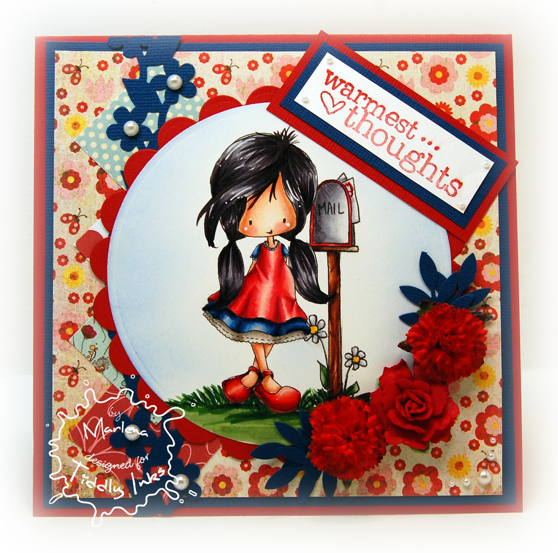 Happy Mail | 2 Digital Stamps - Etsy
