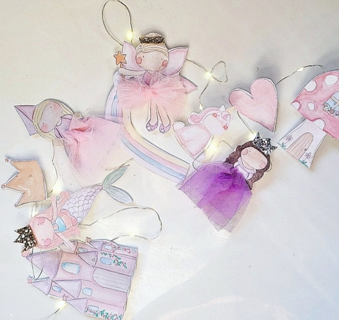 Enchanted Fairy Lights, Girls Princess Fairy Lights, Shelfie Lights ...