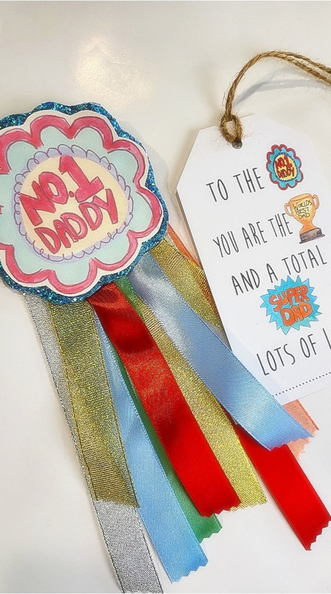 No.1 Daddy Badge - Etsy