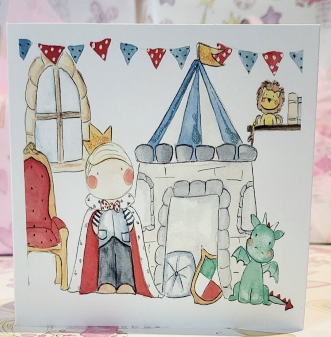 Prince Birthday Card, Prince Card, Boys Birthday Card, Little Boys Card ...