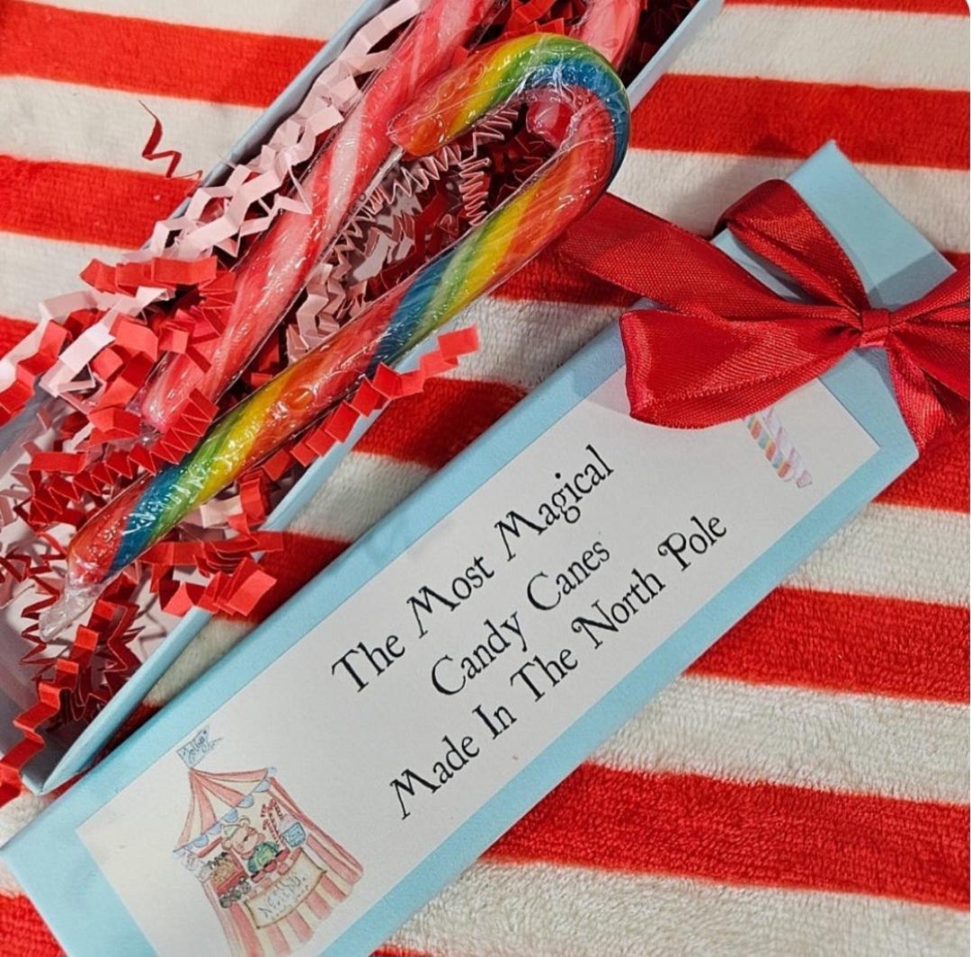 Magical Candy Canes, North Pole Sweets, Candy Canes, Stocking Filler ...