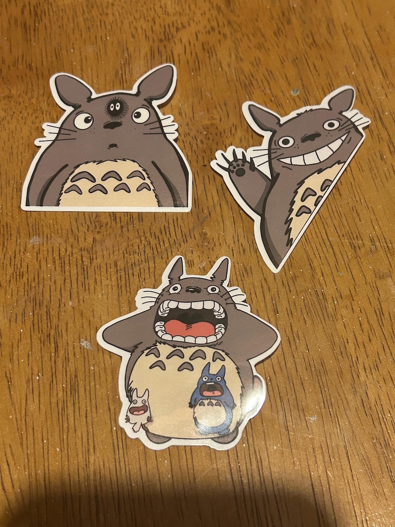 Totoro Stickers! Ghibli Stickers, Cute and Cozy, Rogue's Alley - Etsy