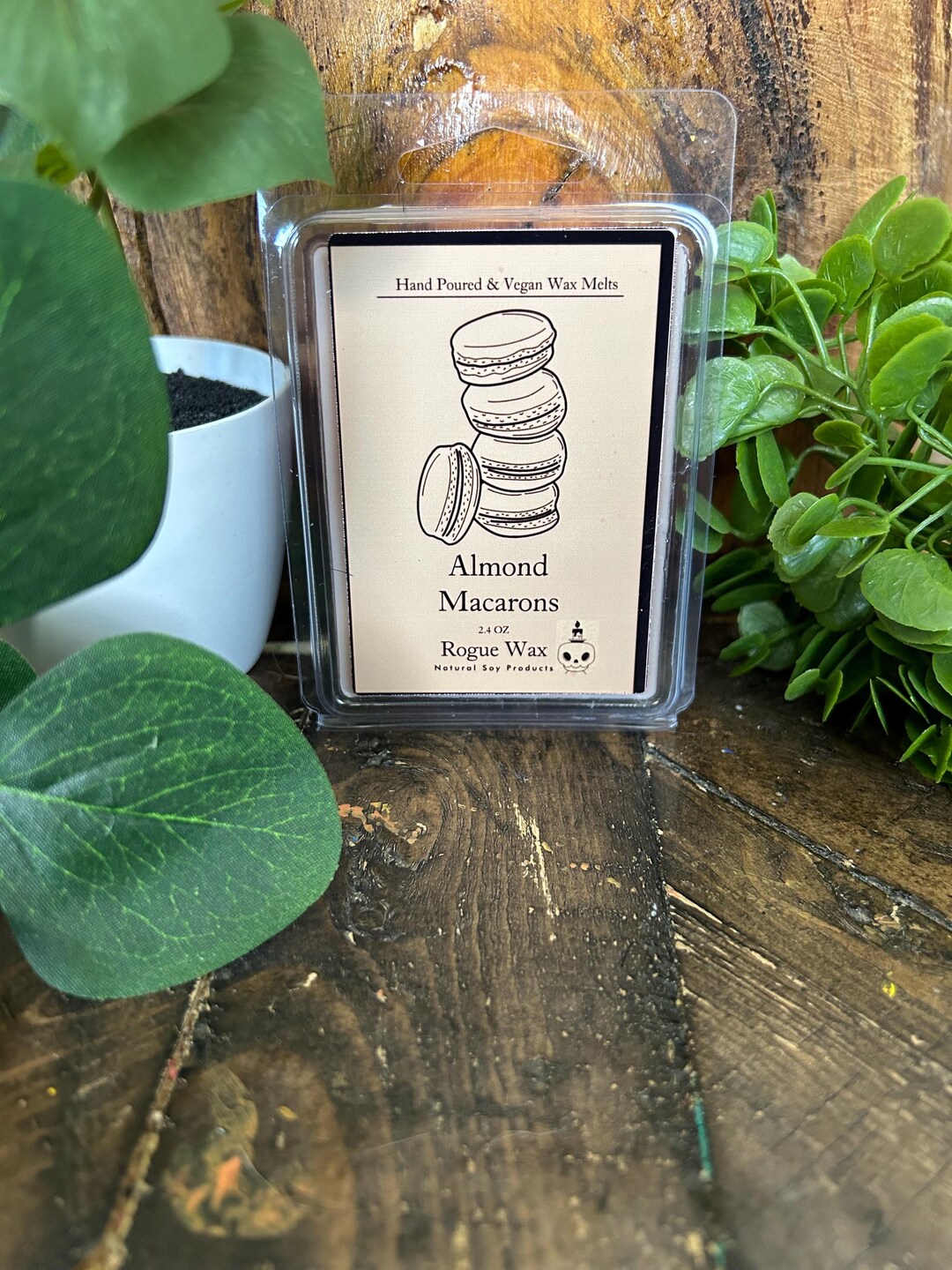Almond Macaron Wax Melt, All Natural Vegan Soy Wax, Rogue Wax Shop ...