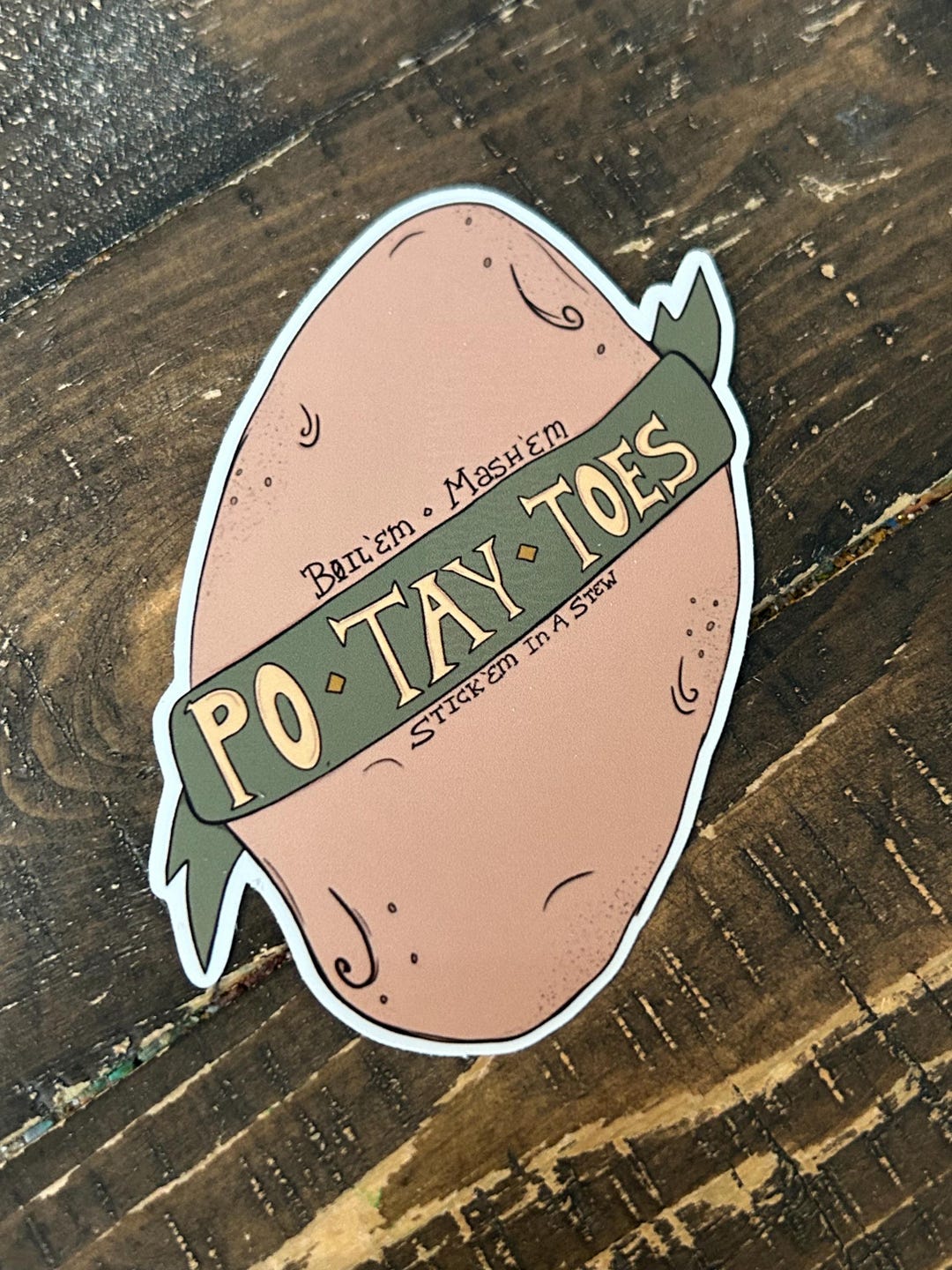 Po-tay-toes! Lord of the Rings, Funny Sticker & Magnet, Sam Wise ...