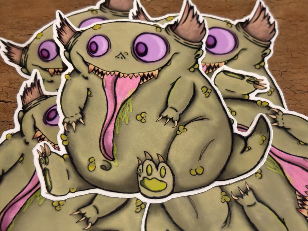 Nurgling, Disgustingly Cute, Warhammer 40k Vinyl Stickers, Waterproof ...