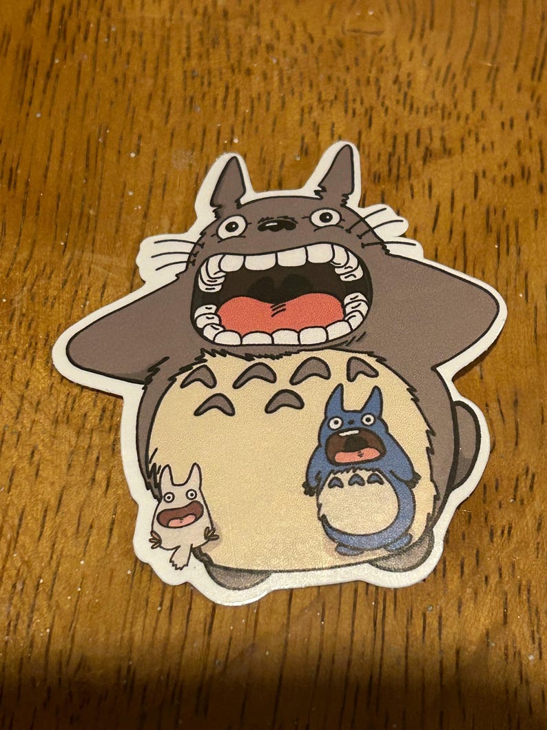 Totoro Stickers! Ghibli Stickers, Cute and Cozy, Rogue's Alley - Etsy