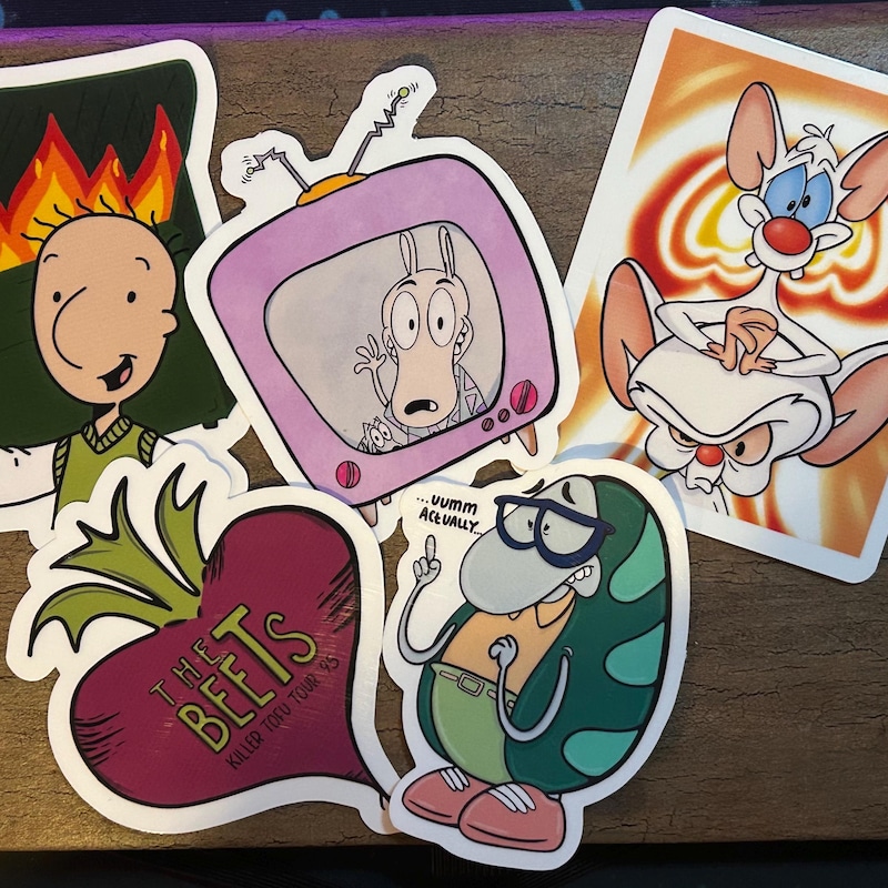 Nickelodeon Stickers - Etsy