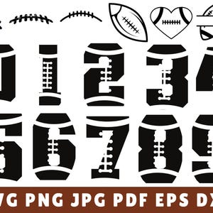 Football Svg Bundle - Mama Football Svg - Customizable Football Player ...