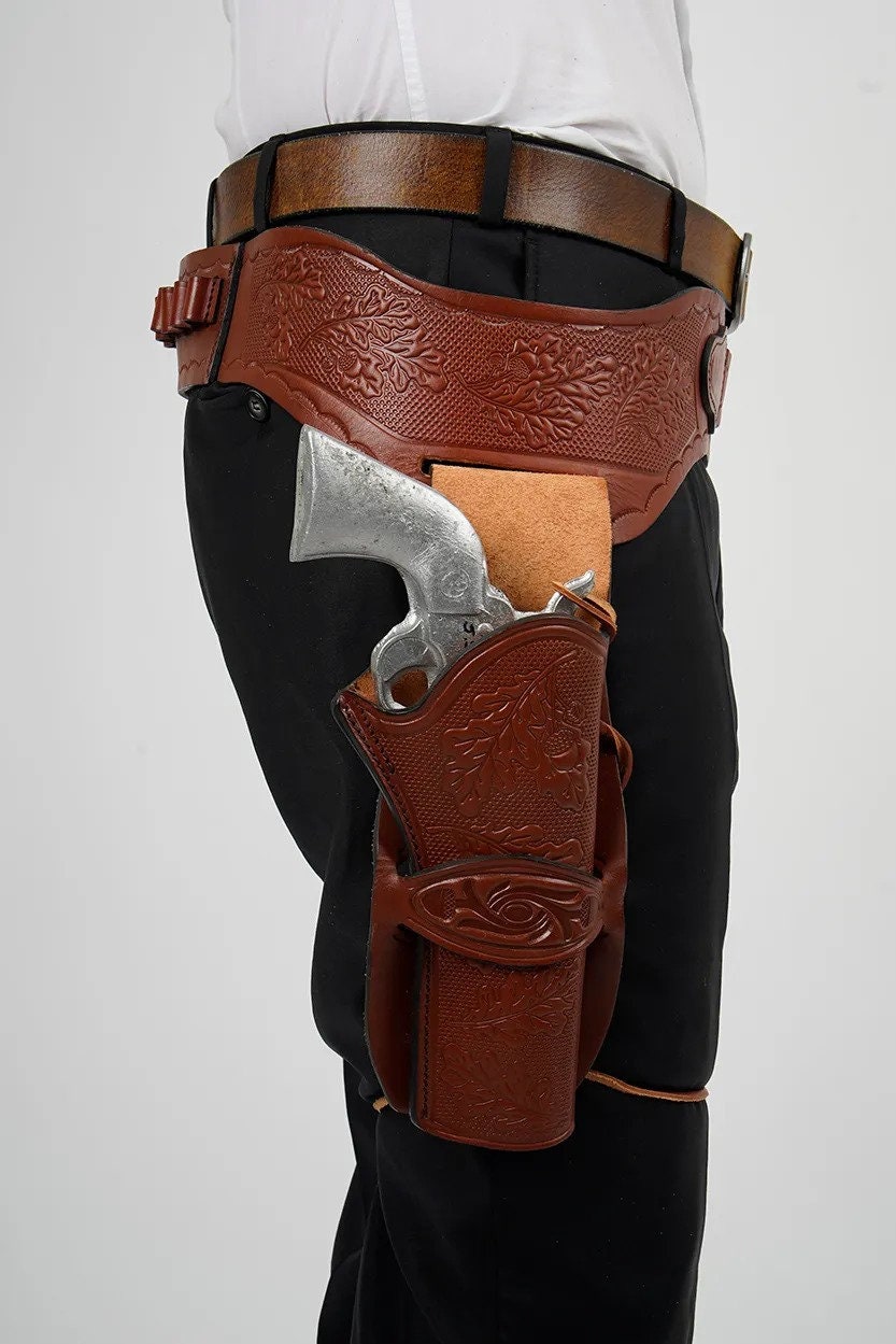 Cowboy Leather Holster, Western Leather Handmade Holster, Leather ...