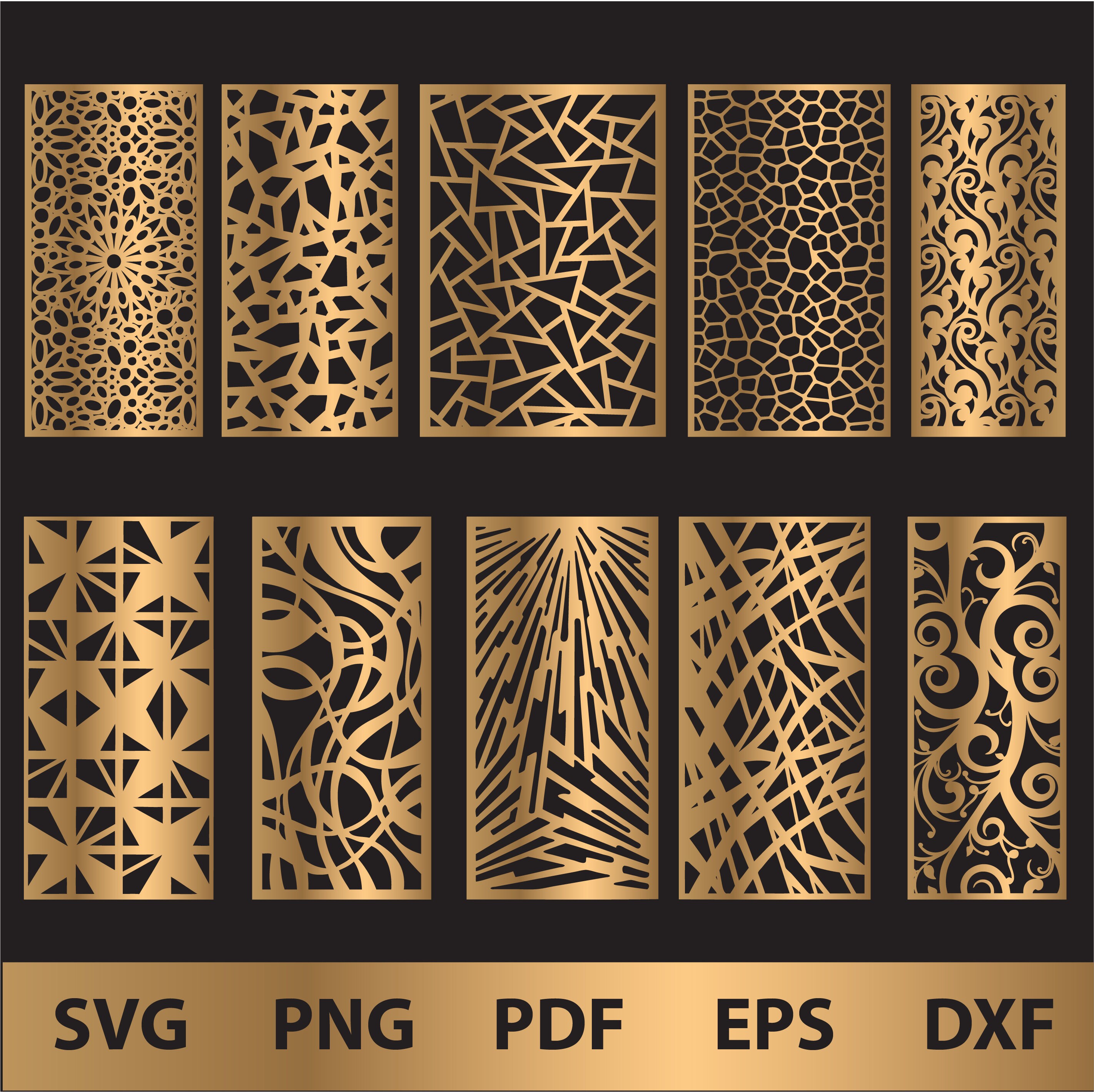 Svg Png Bundle Vector Files, Vector for Cnc, Panel Collection3, Laser ...