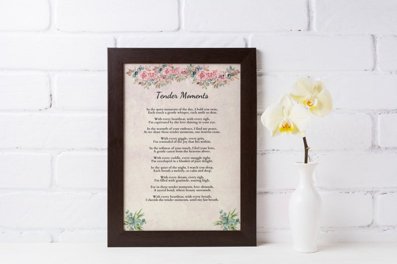 Mother Poem, Mothers Day Gift, Mom Poem, Mom Gift, Digital Print ...