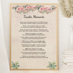 Mother Poem, Mothers Day Gift, Mom Poem, Mom Gift, Digital Print ...