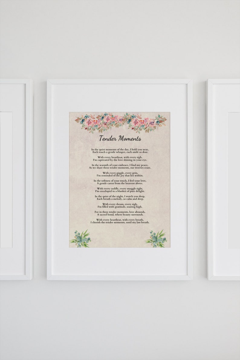Mother Poem, Mothers Day Gift, Mom Poem, Mom Gift, Digital Print ...