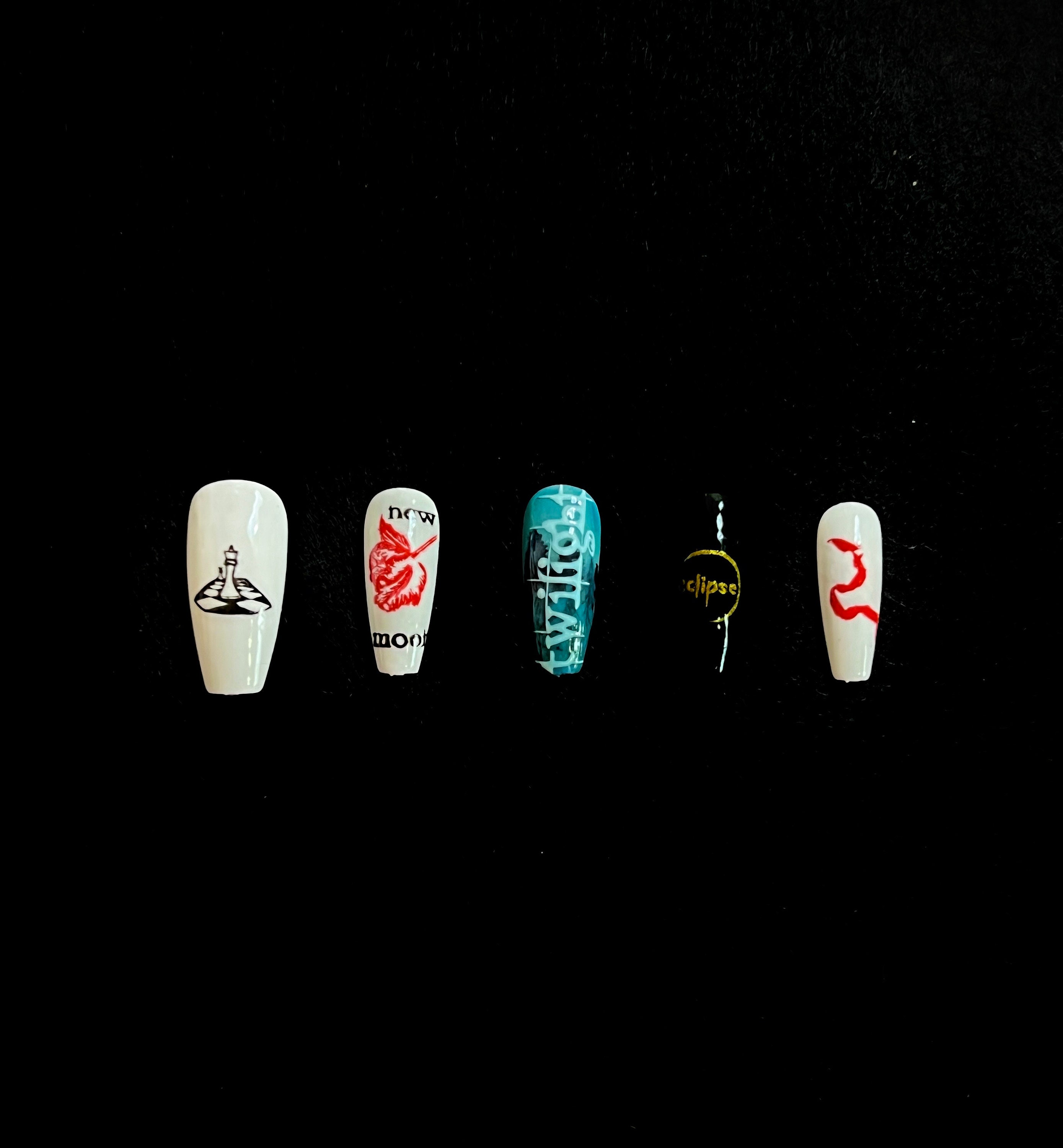 Twilight Press-ons - Etsy