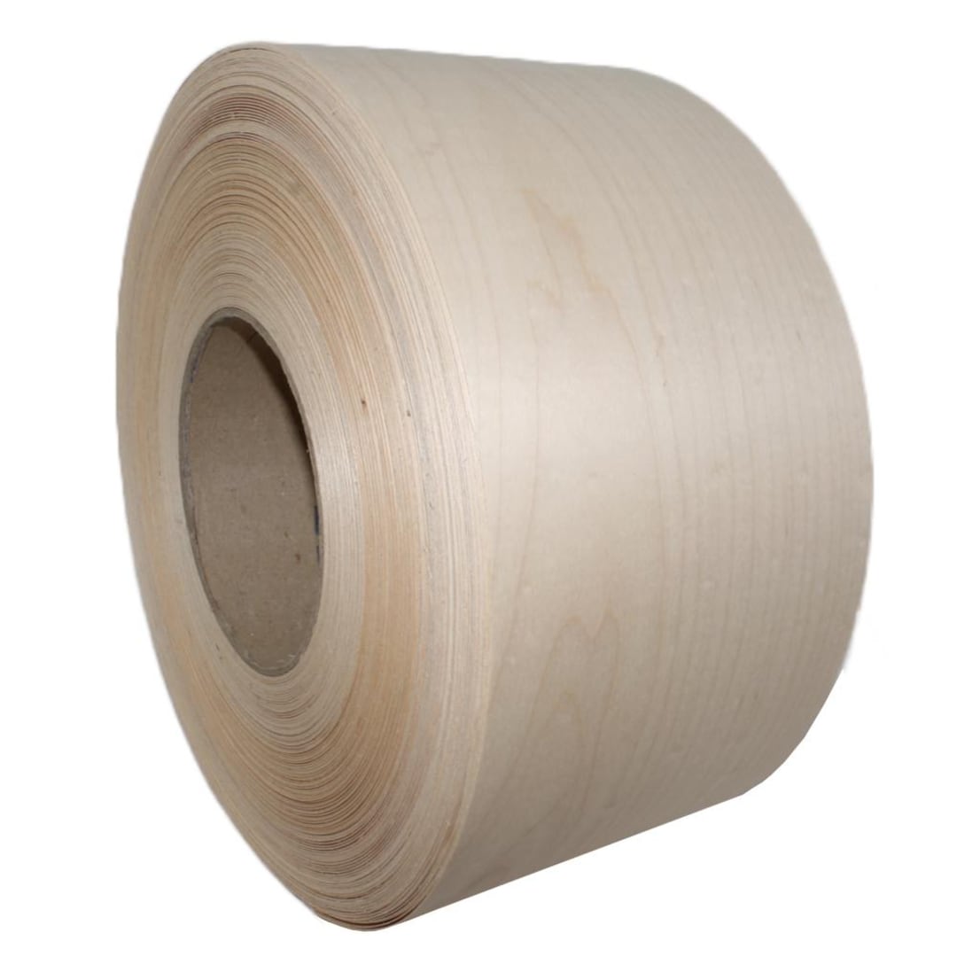 Maple 7'' Wide Wood Veneer Roll Pre-glued Edge Banding, Iron-on Hot ...
