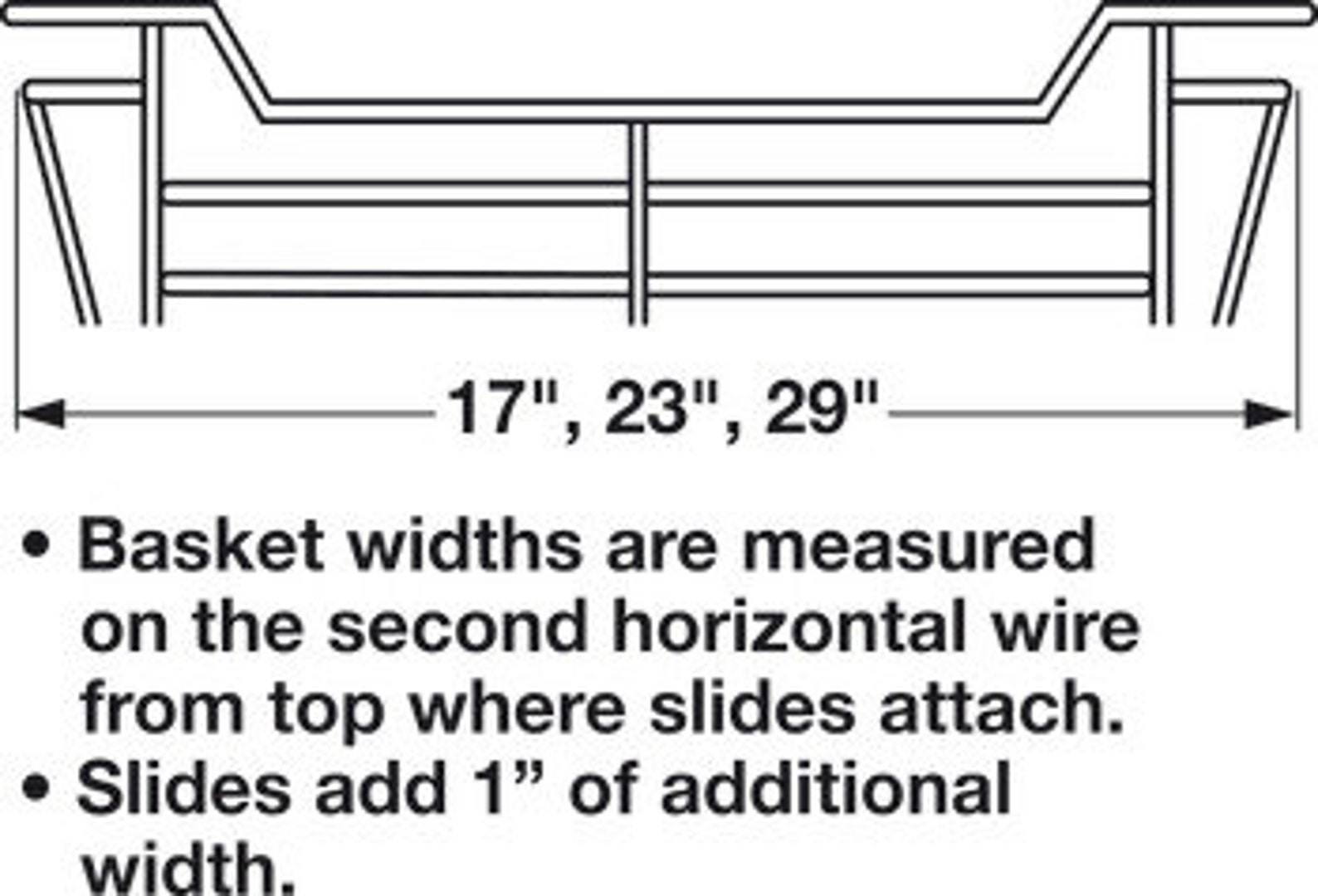 Chrome Plated Wire Closet Basket, With Full Extension Slides 12 Inch ...