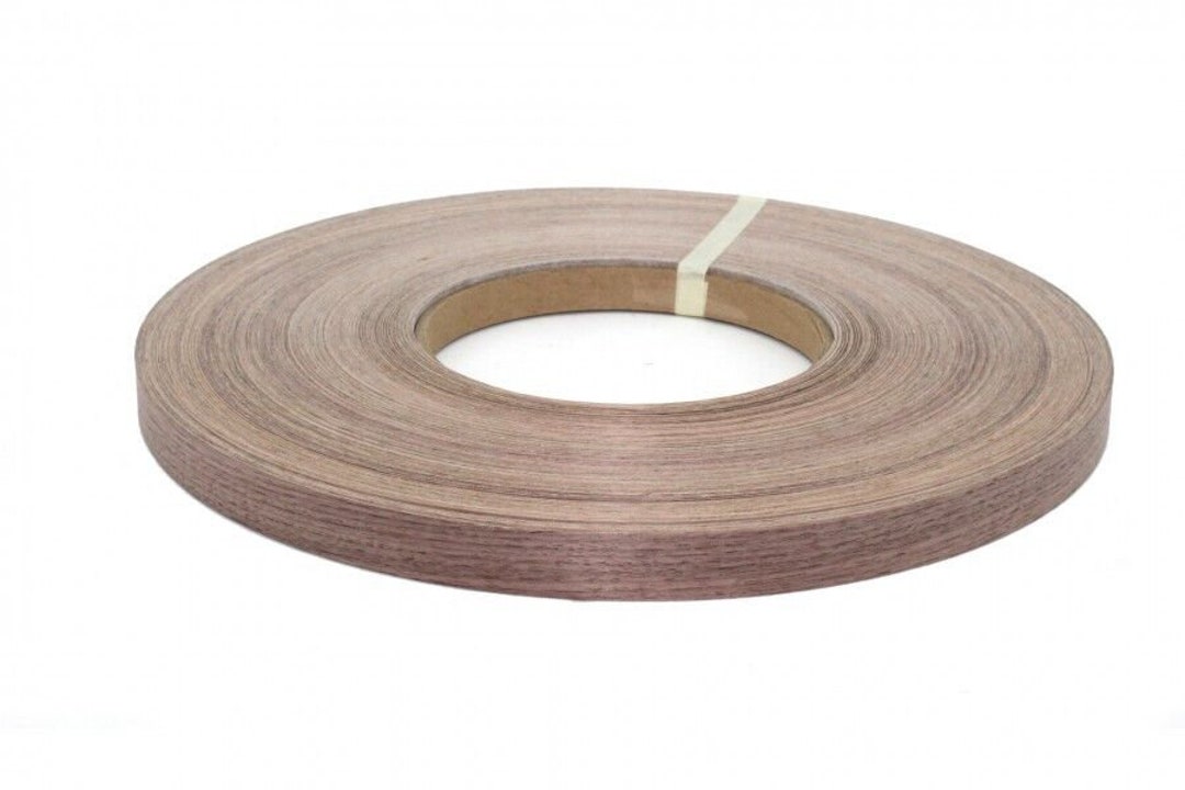 Walnut 500' Natural Roll Wood Veneer Unfinished Edge Banding NON GLUE ...