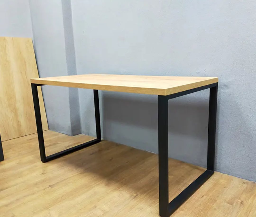 Computer Desk Leg, 2 X Dinner Table Legs, Square Frame Table Legs Black ...