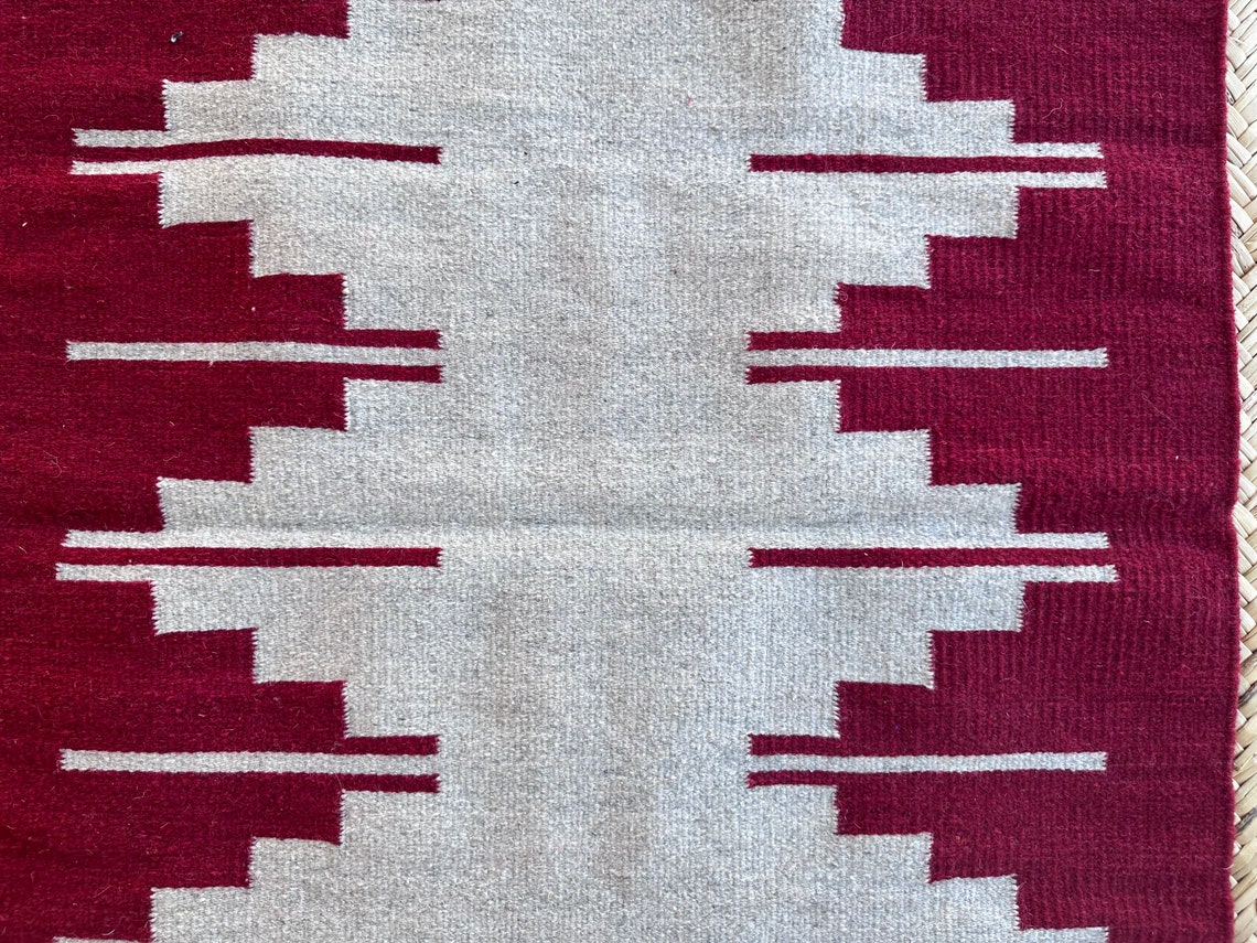 Wool Rugs, Handmade, Decoration, Natural Dye, Cochineal - Etsy