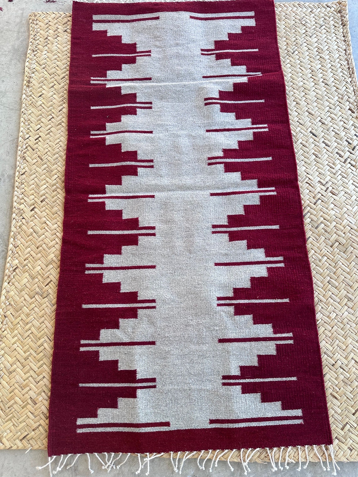 Wool Rugs, Handmade, Decoration, Natural Dye, Cochineal - Etsy