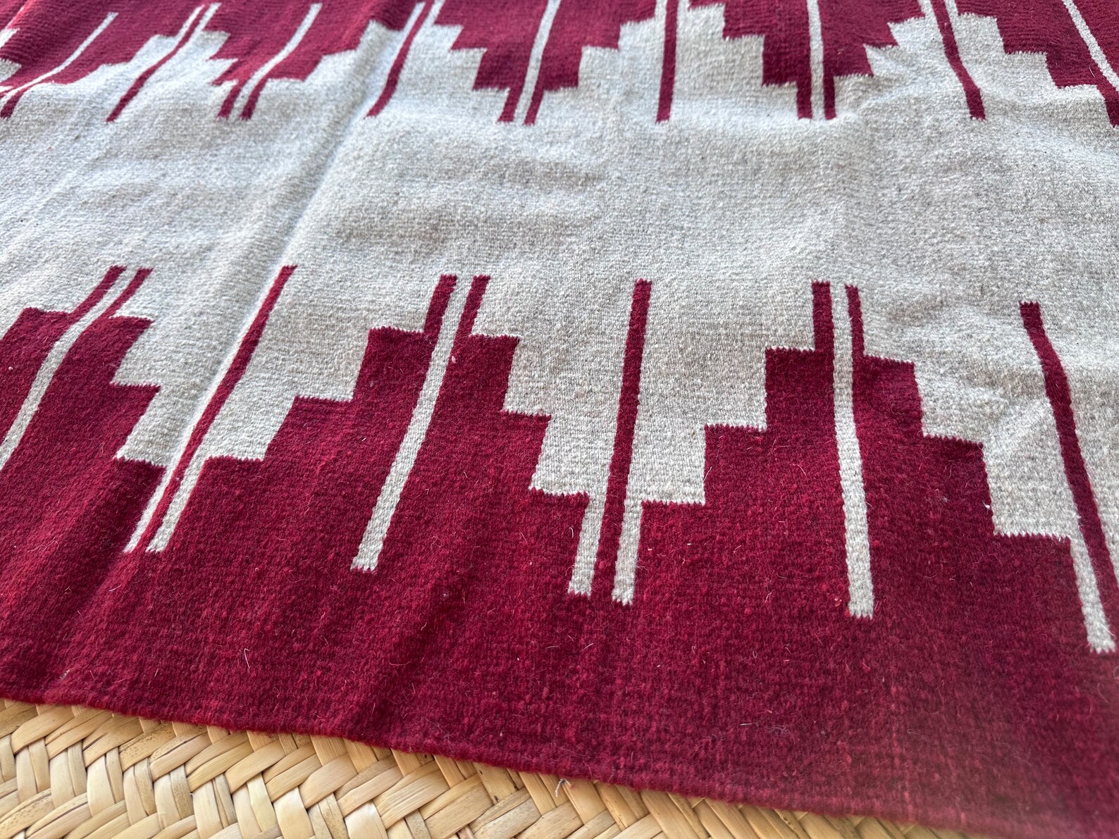 Wool Rugs, Handmade, Decoration, Natural Dye, Cochineal - Etsy