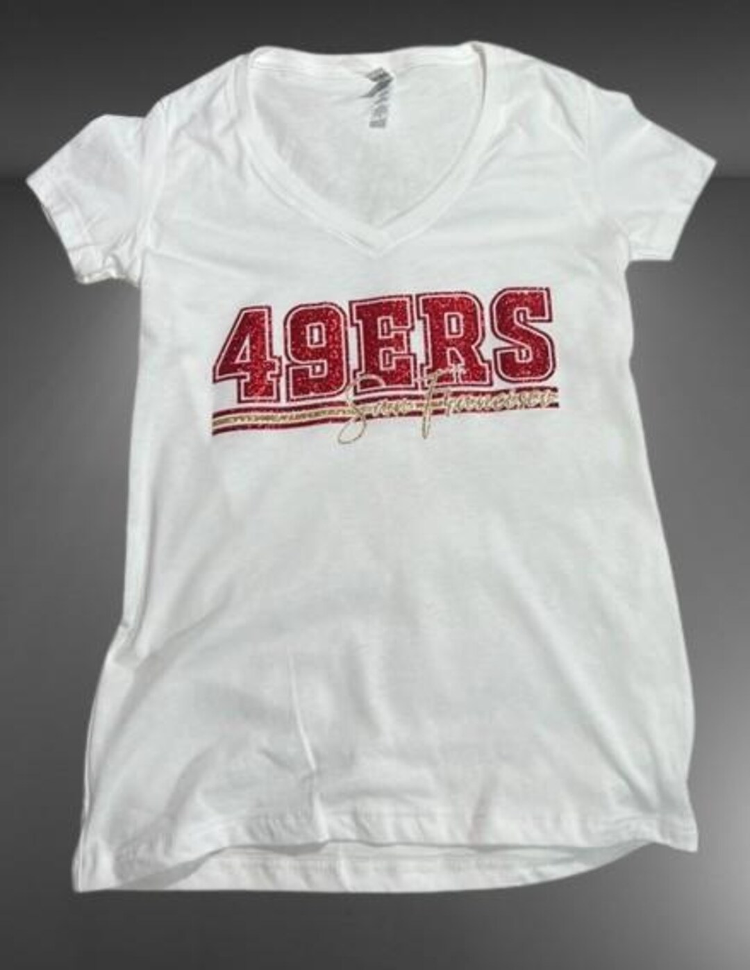 Glitter 49er San Francisco Top White - Etsy