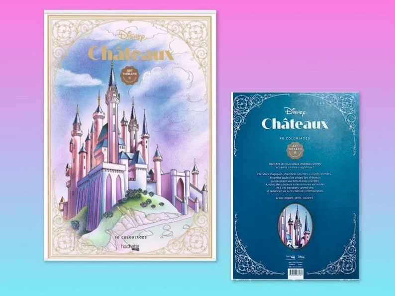 100 Pages PDF Coloring Book Disney Castle/libro Para Colorear/color by Number/printable /instant ...