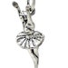 Ballerina Sterling Silver Ballet Dancer Charm Pendant or Necklace 1918 ...