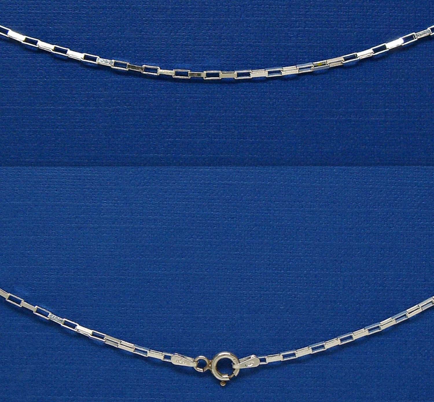 Sterling Silver Necklace, Long Box Chain 1.7mm Wide 150 - Etsy
