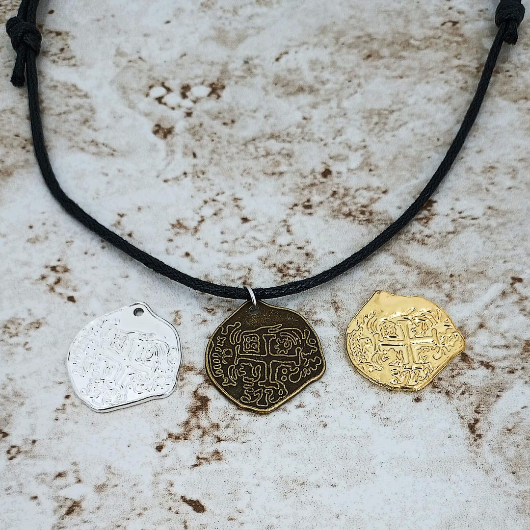 Pirate Gold Plated Spanish Coin Doubloon Reale Replica Treasure ...