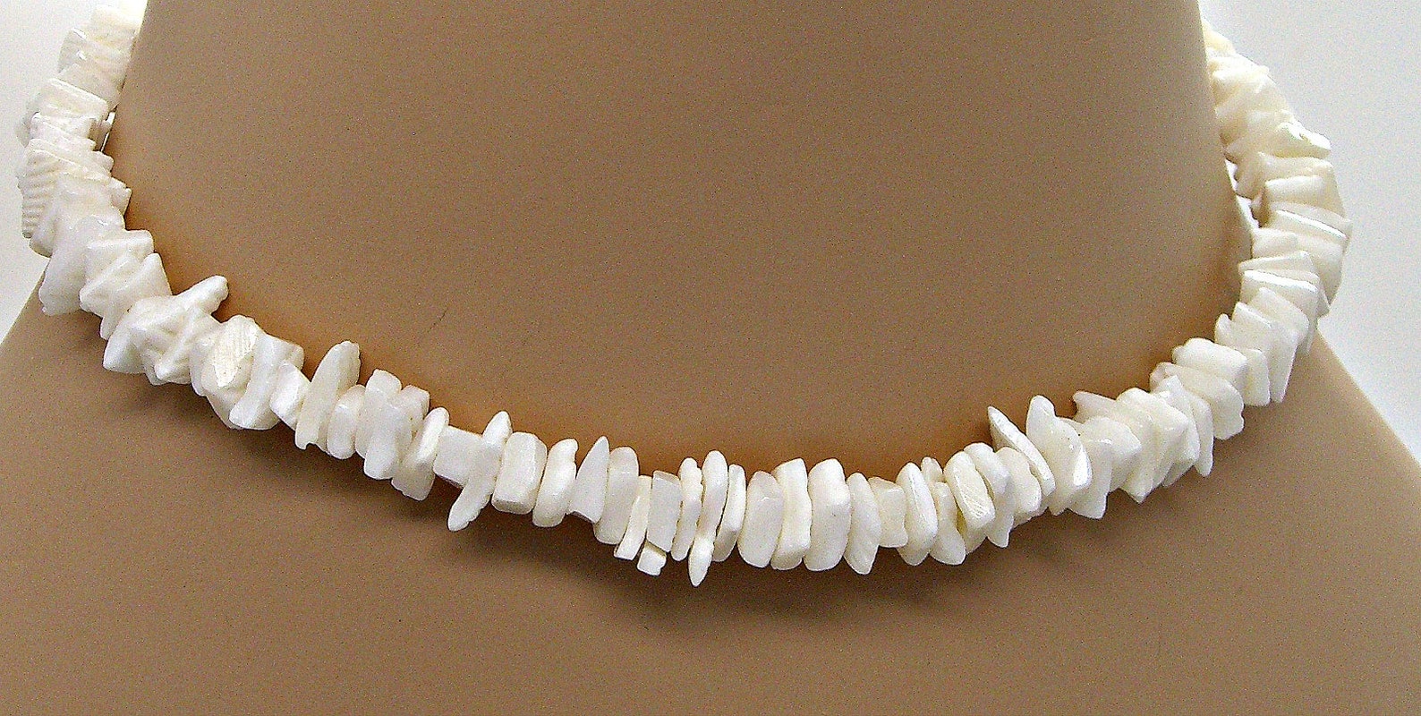 Puka Sea Shell Necklace Choker Anklet or Bracelet White - Etsy